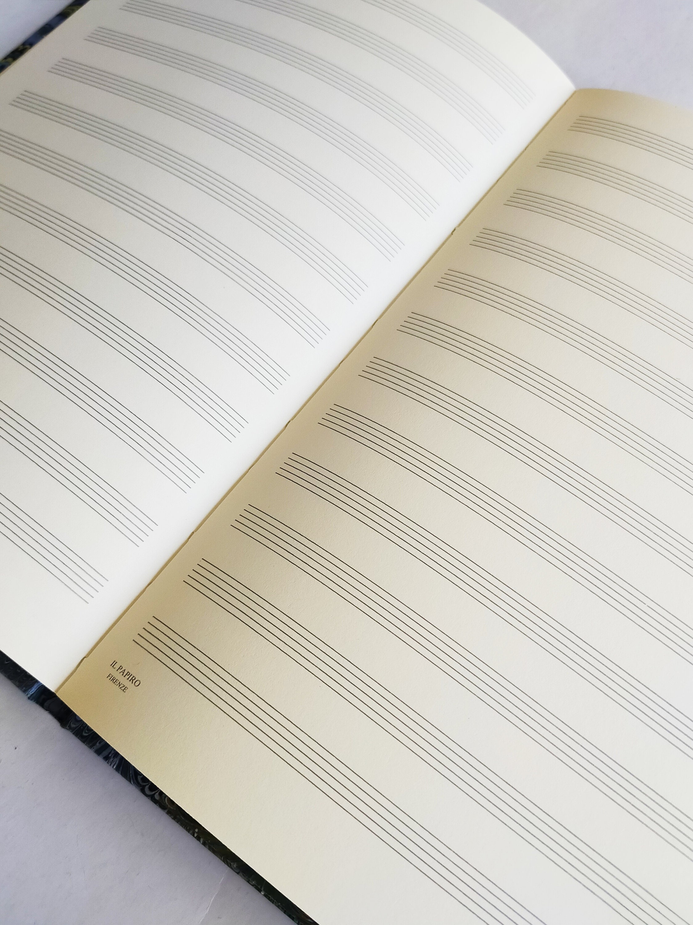 Music Notebook - Manuscript Book - Staff Paper Notebook - Hard Cover ...