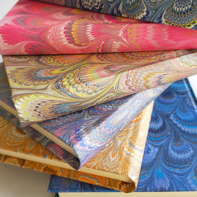 Marbled Cover Notebook - Etsy UK