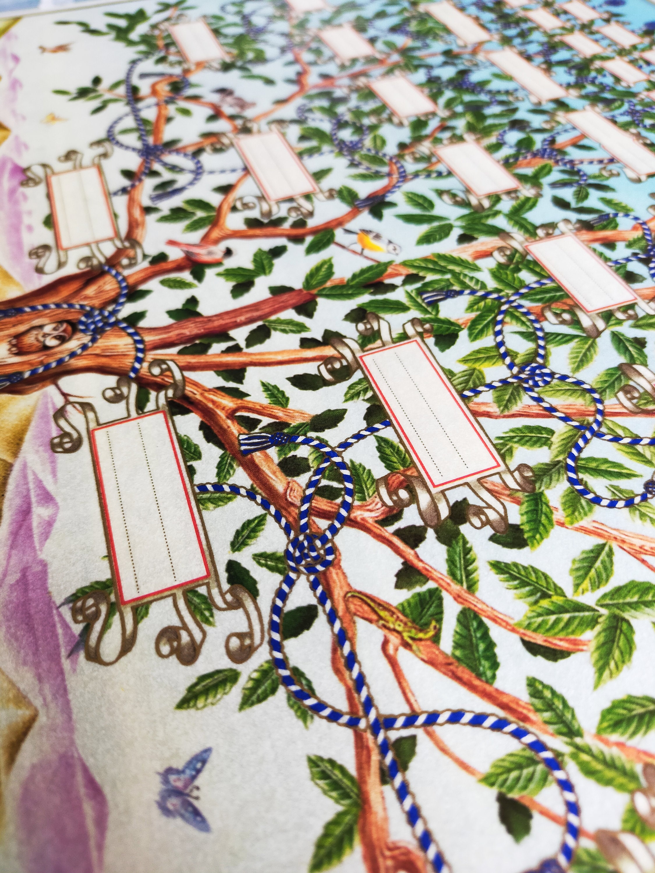 Parchment Paper Family Tree Family Tree Template Genealogy | Etsy