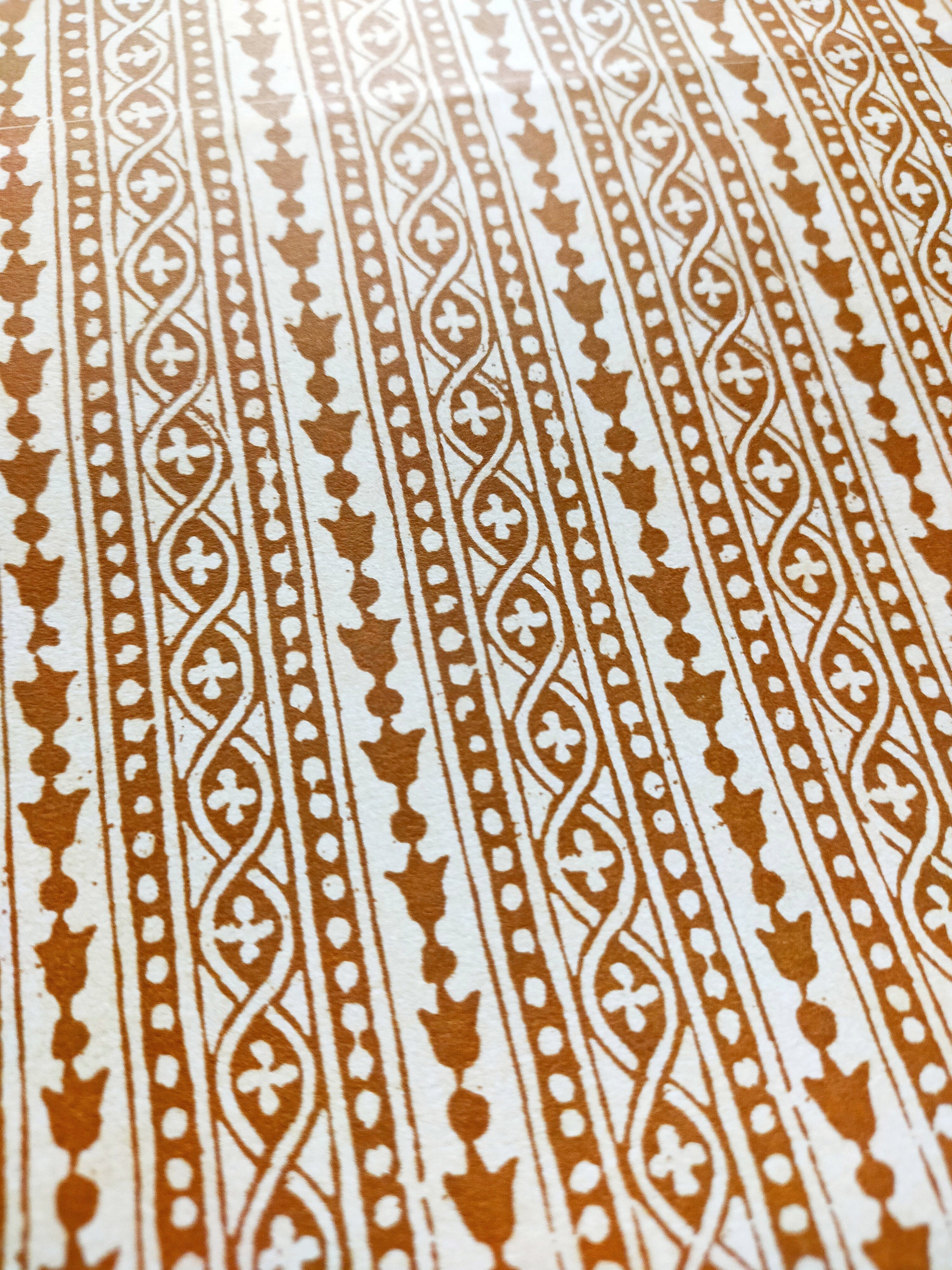 Papercraft Card Making & Stationery Woodblock Paper Sheet Hand Printed ...