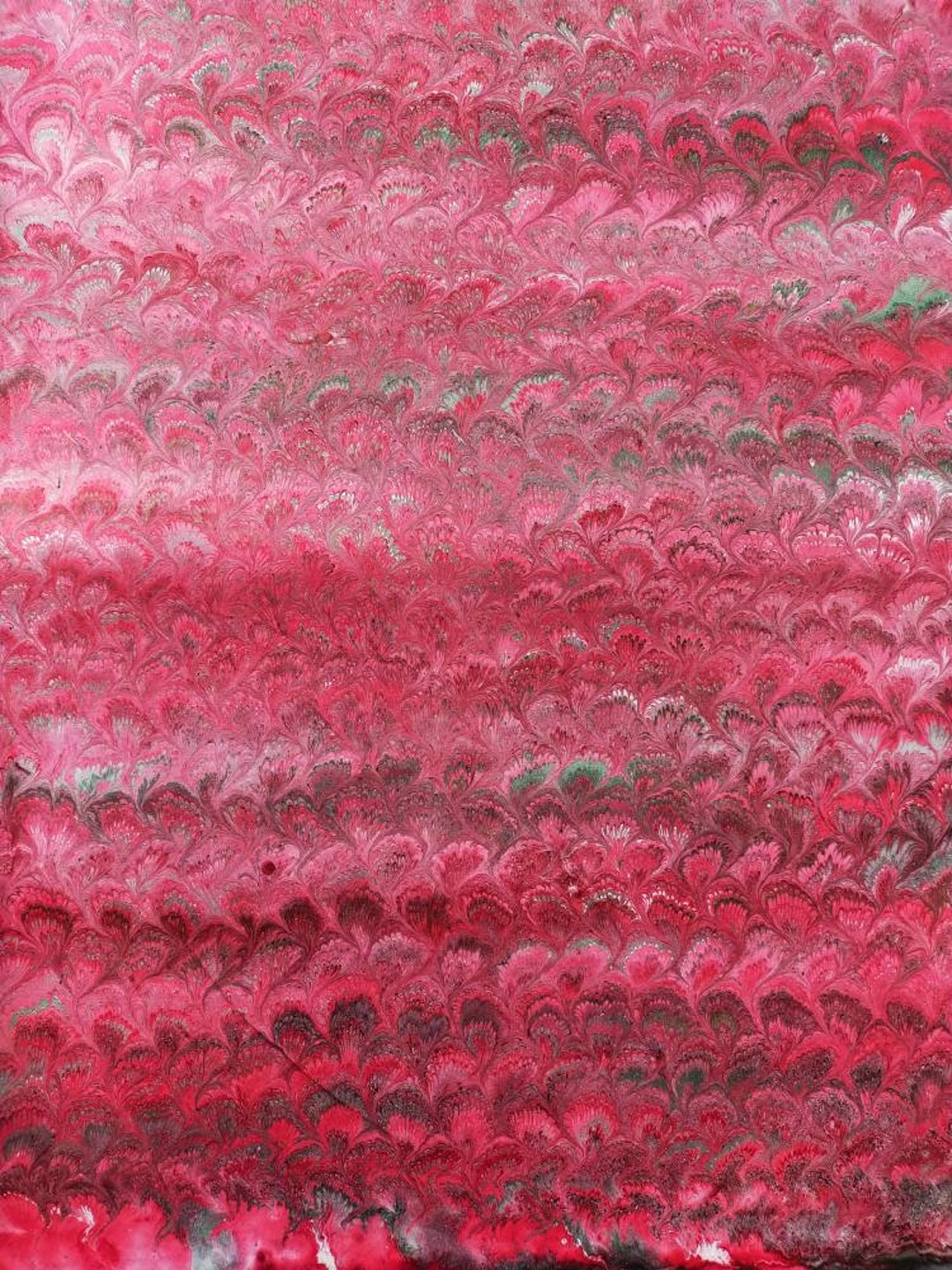 Marble Paper Sheet Bookbinding Paper Hand Marbled Paper - Etsy