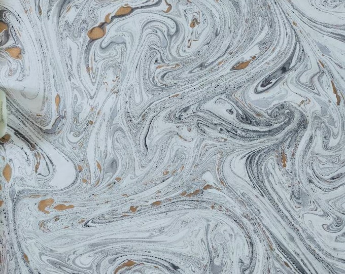 Hand Marbled Sheet of Paper Blue Marble Design - Etsy