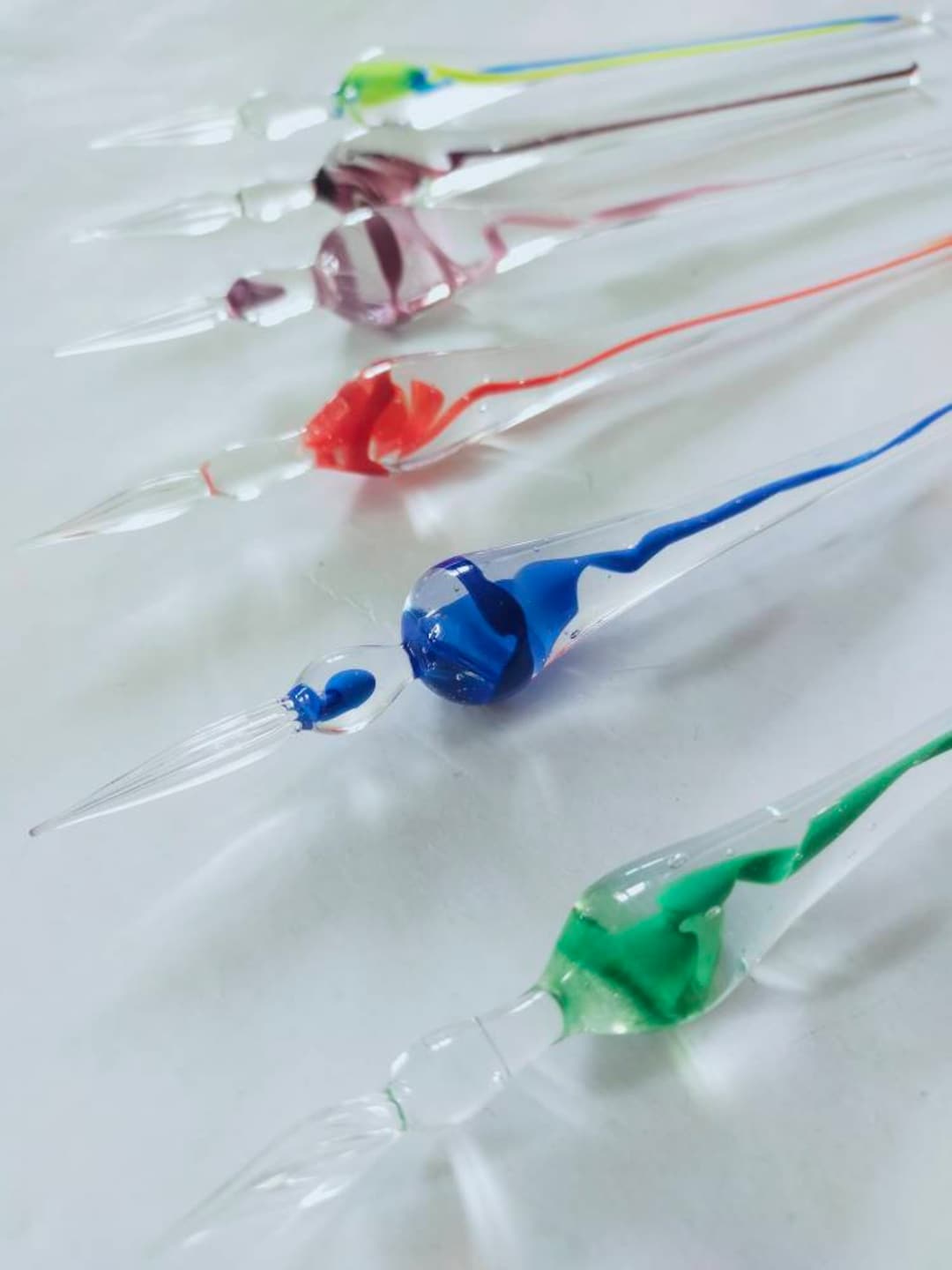 GLASS PEN, Murano Glass Pen, Italian Glass Pen, Dip Pen, Writing Set ...