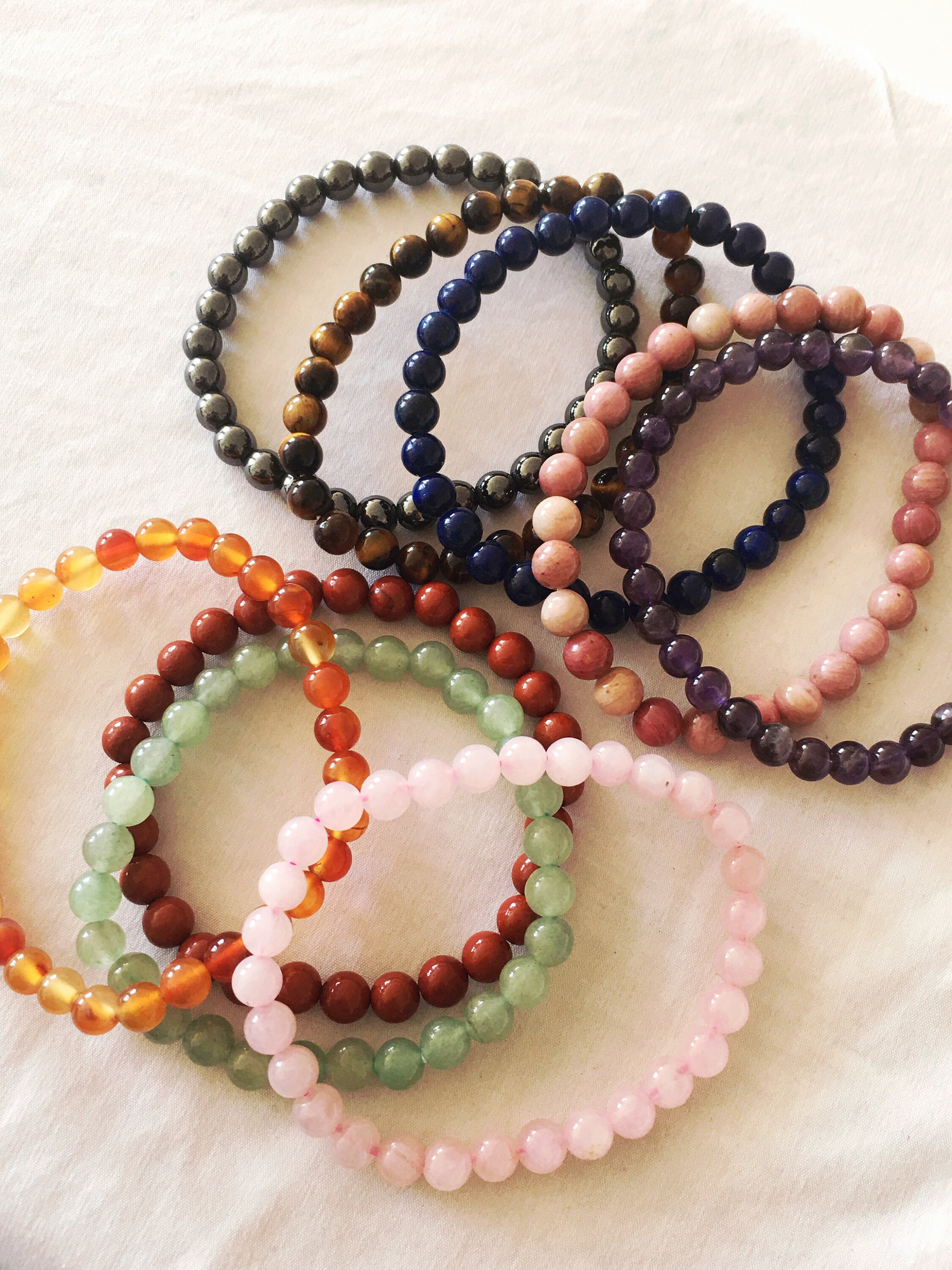 Gemstone bracelet in choice healing bracelet best | Etsy