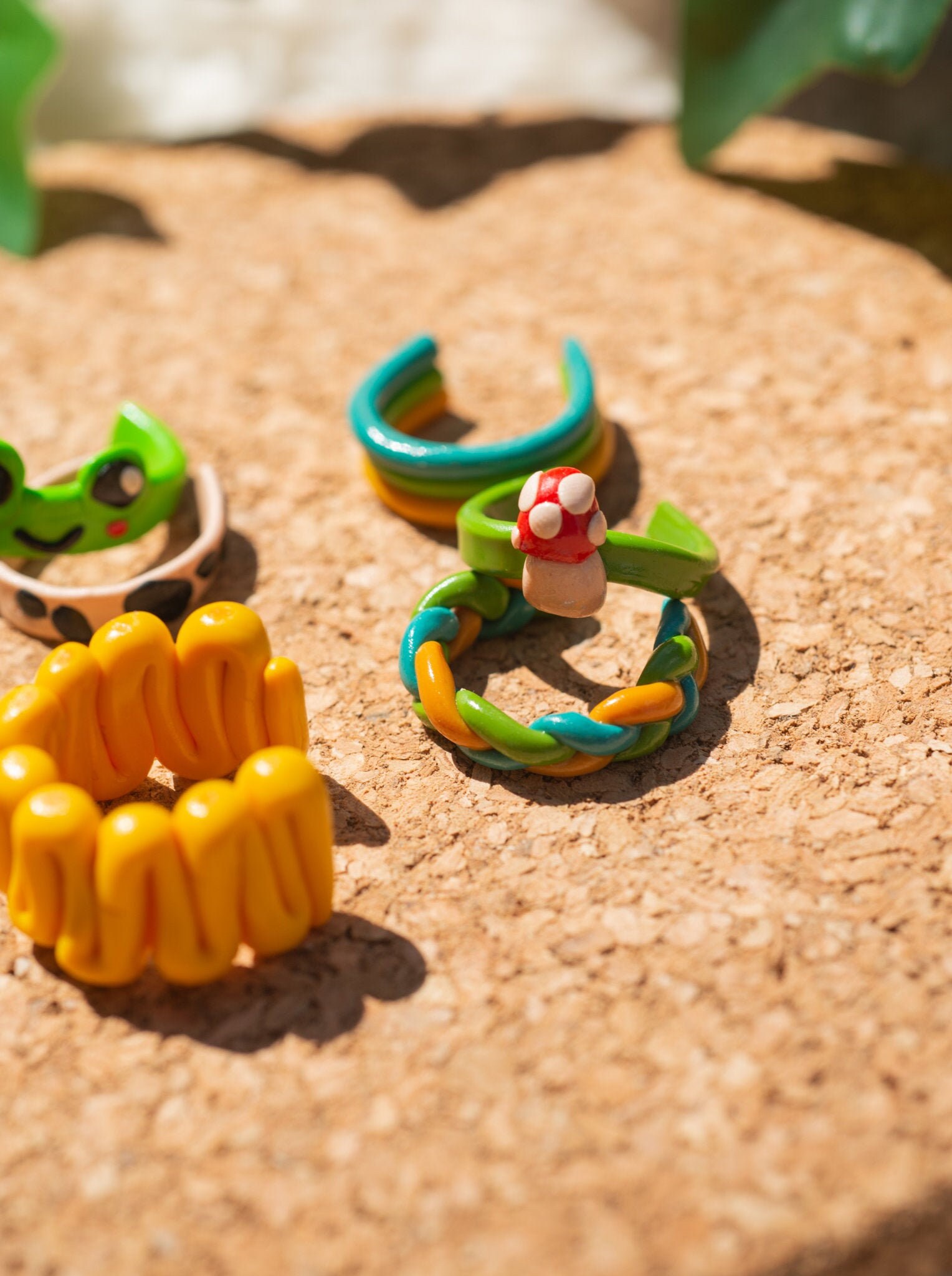 Chunky Ringe Clay Ringe Ton Rings indie Ringe | Etsy