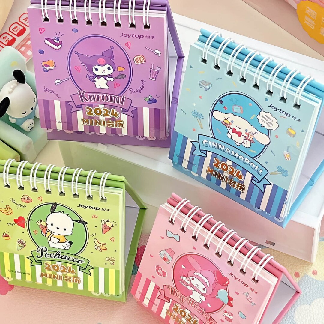 2024 Thickened Desktop Mini Calendar Student Decorative Monthly ...