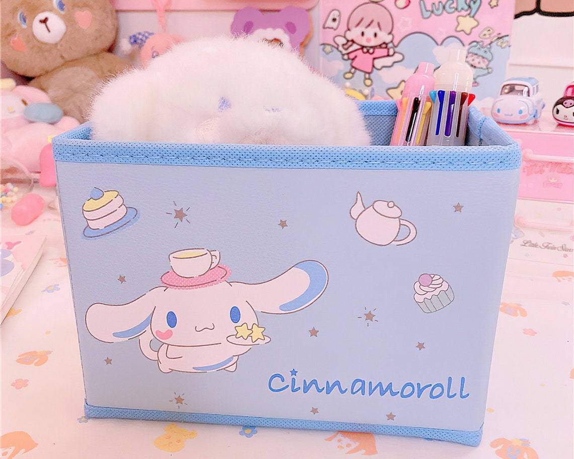 Cute Desk Storage Box Kawaii Desk Organizer | Etsy