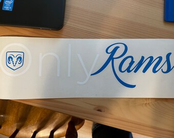 Onlyrams Decal | Etsy