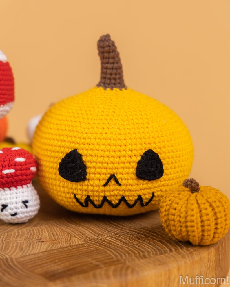 Halloween Crochet Pattern, Creepy Amigurumi Pattern, Crochet Pumpkin ...