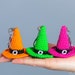 Halloween Crochet Pattern Witch Hat Keychain Crochet Witch - Etsy