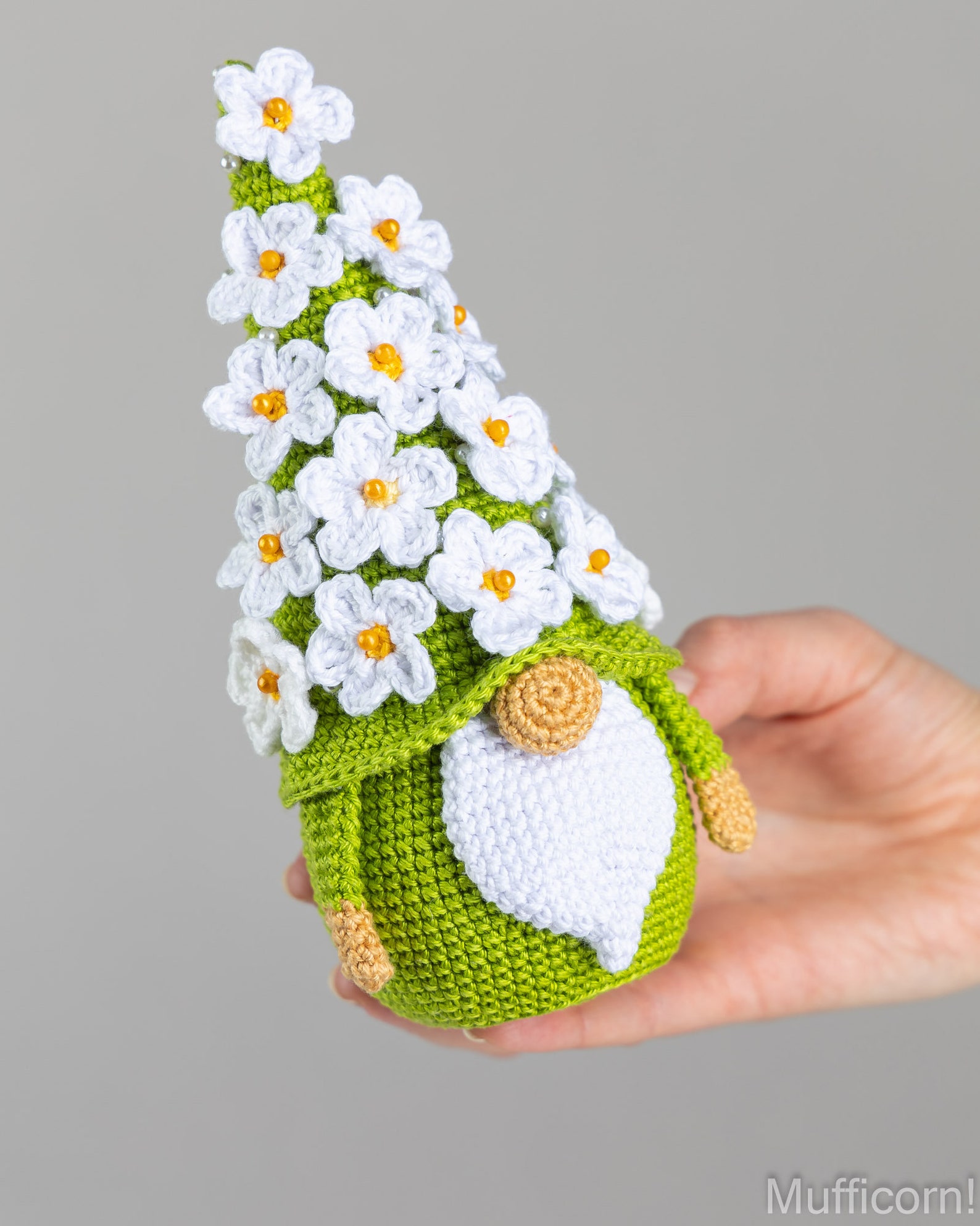 Crochet Patterns Gnome With Flowers Crochet Birthday Gnome - Etsy