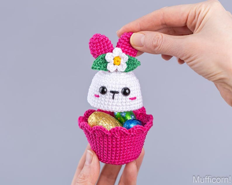 Crochet Pattern Easter Bunny Egg Cozy, Crochet Animals Amigurumi ...