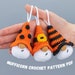 Crochet Patterns Halloween Keychains, Crochet Halloween Gnome Keychain ...