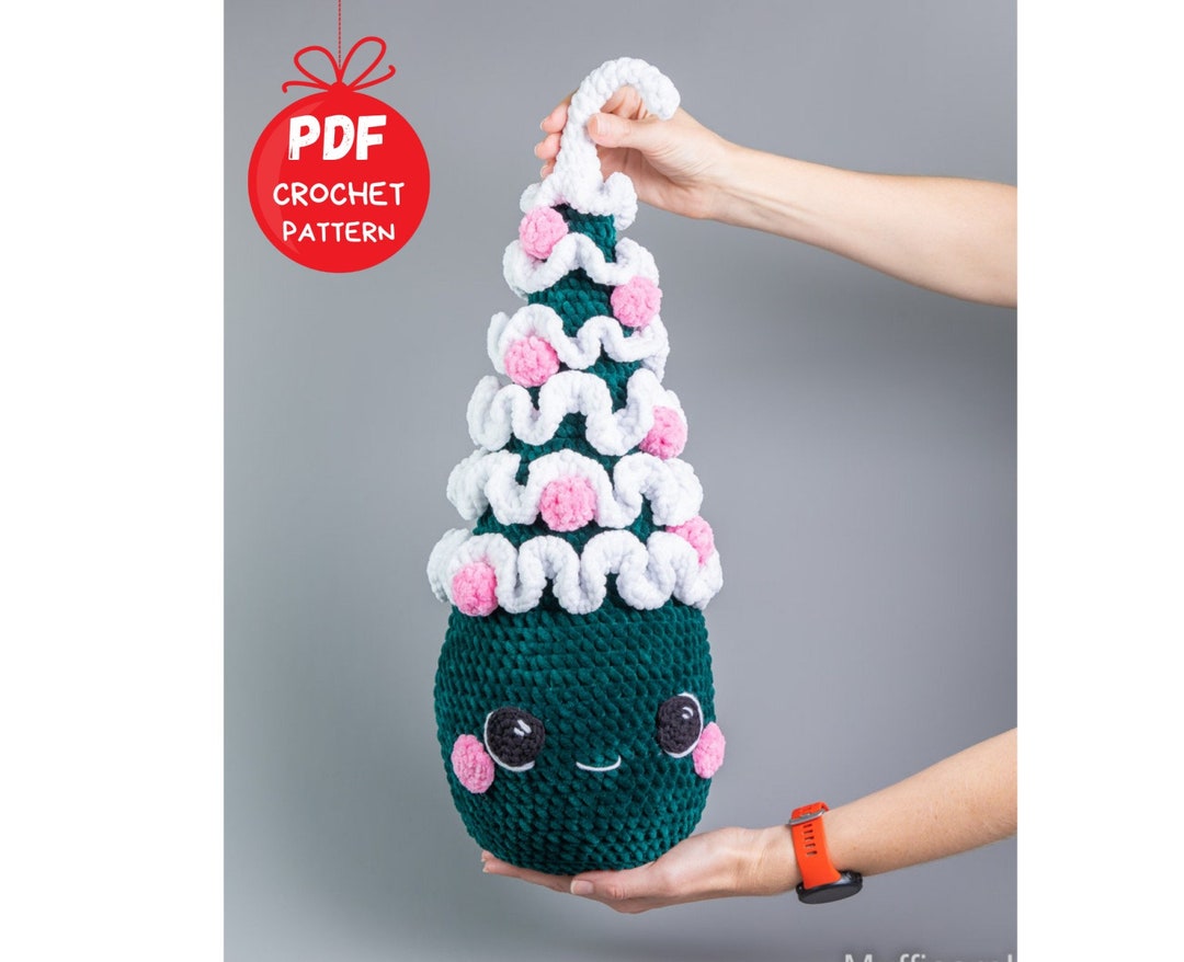 Crochet Pattern Plush Christmas Tree, Christmas Amigurumi Pattern ...