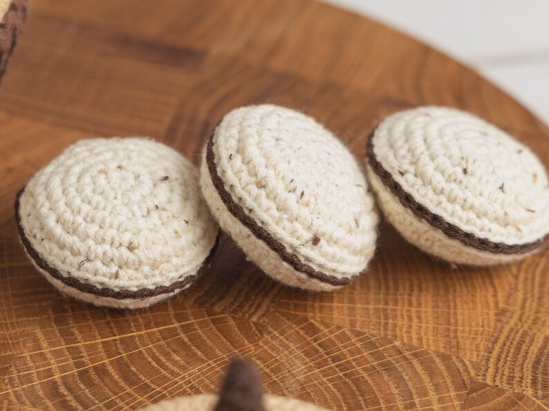Crochet Macaron Pattern Amigurumi Food Pattern for Play | Etsy