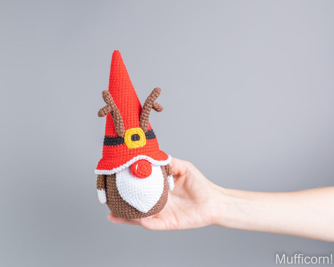 Christmas Crochet Patterns Reindeer Gnome Christmas Gnome - Etsy