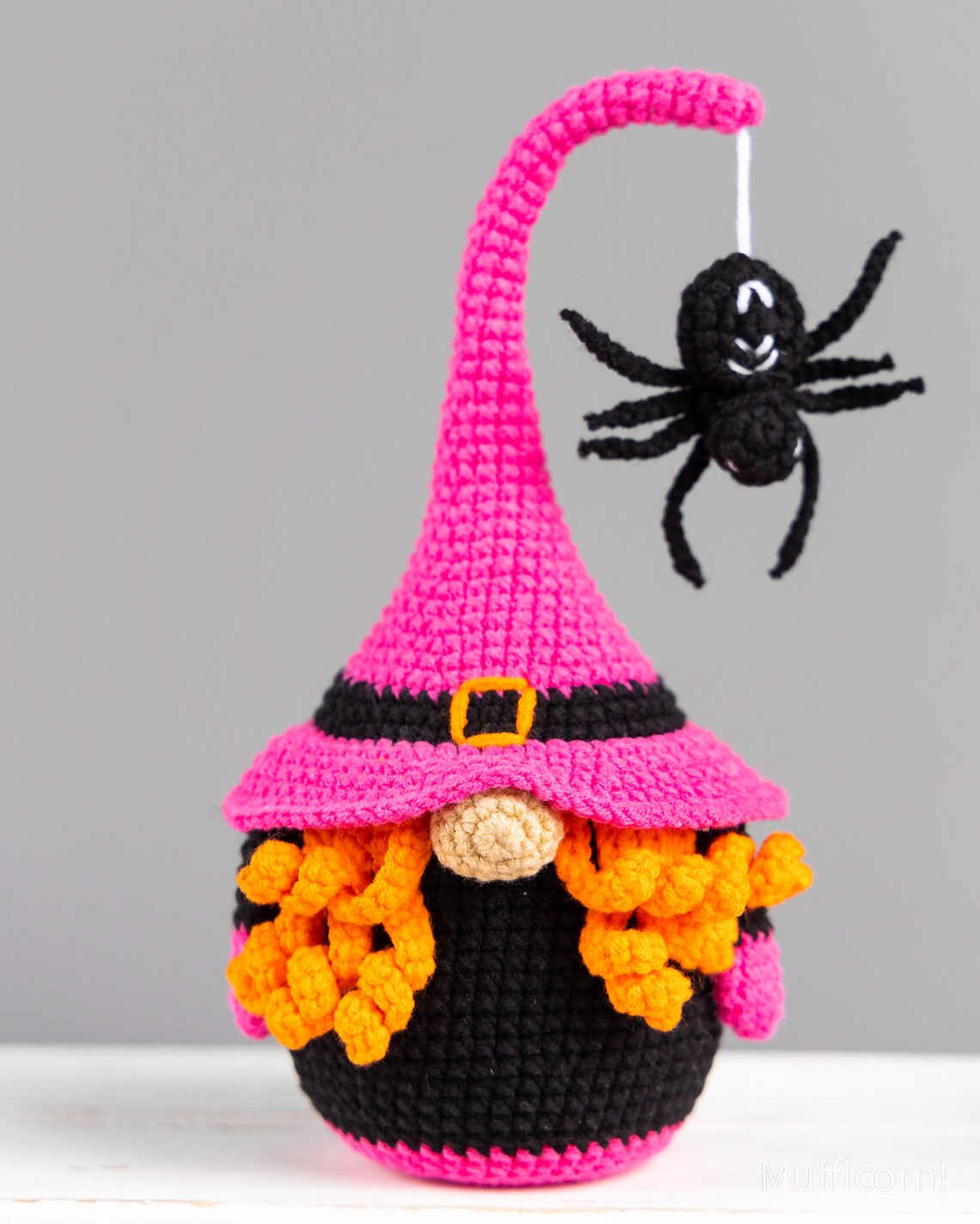 Halloween Crochet Gnome Patterns: Witch Gnome Witch Broom and - Etsy