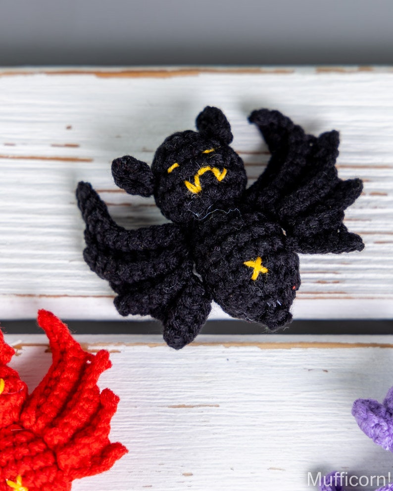 Halloween Crochet Patterns Gnome and Crochet Bat Pattern - Etsy