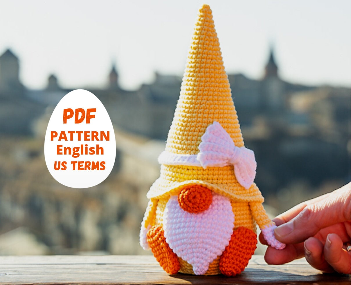 Crochet Patterns Duck Gnome, Crochet Gnome Amigurumi Pattern, Crochet ...