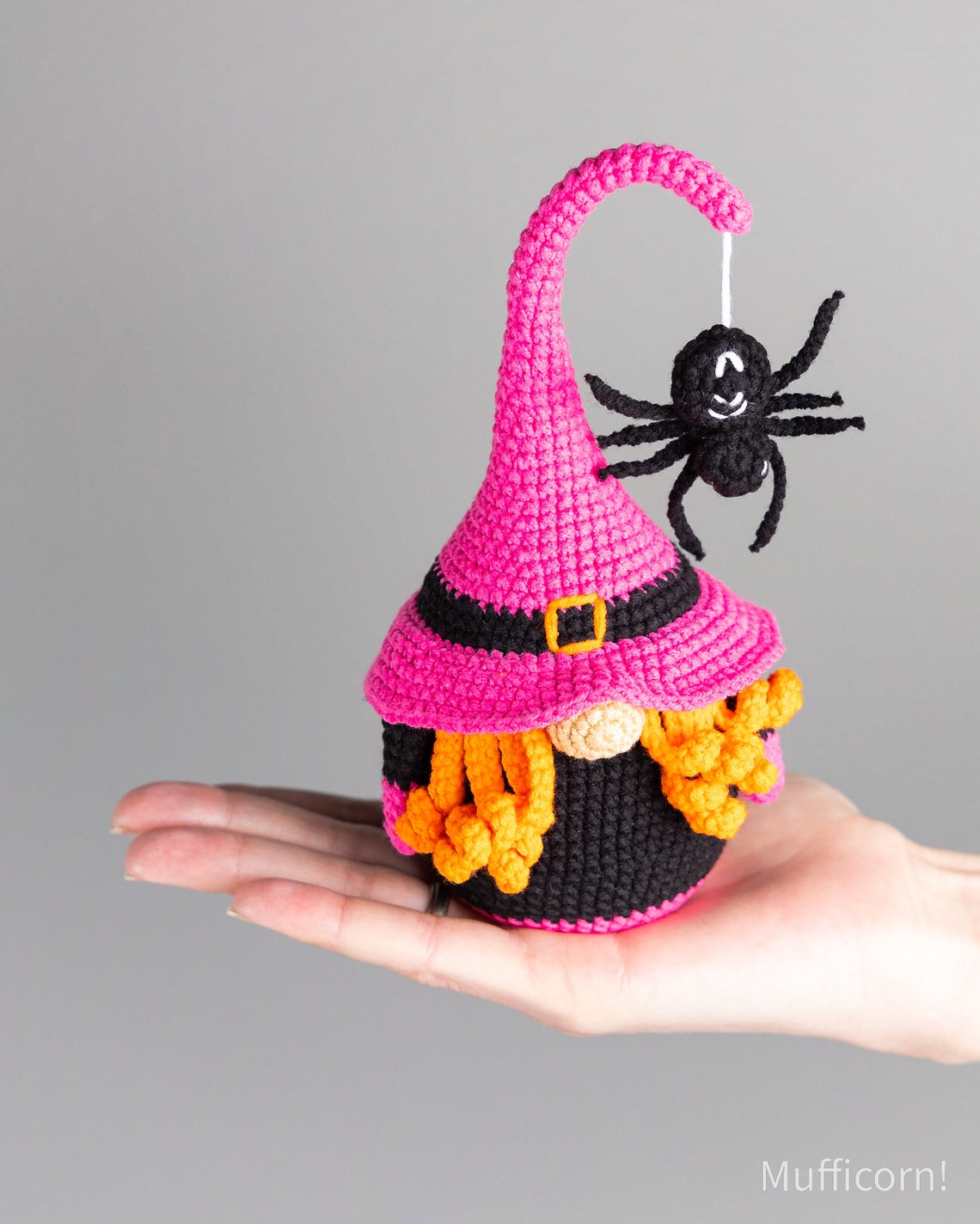Halloween Crochet Gnome Patterns: Witch Gnome Witch Broom and - Etsy
