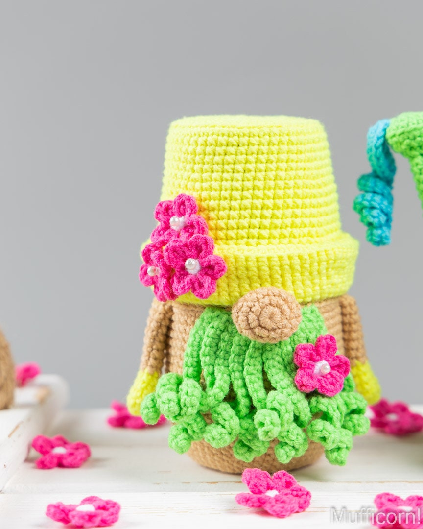 Crochet Patterns Garden Gnomes Crochet Gnome Patterns | Etsy