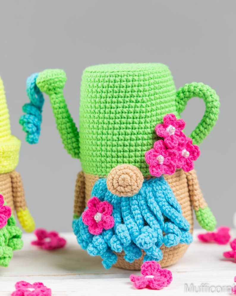 Crochet Patterns Garden Gnomes Crochet Gnome Patterns | Etsy