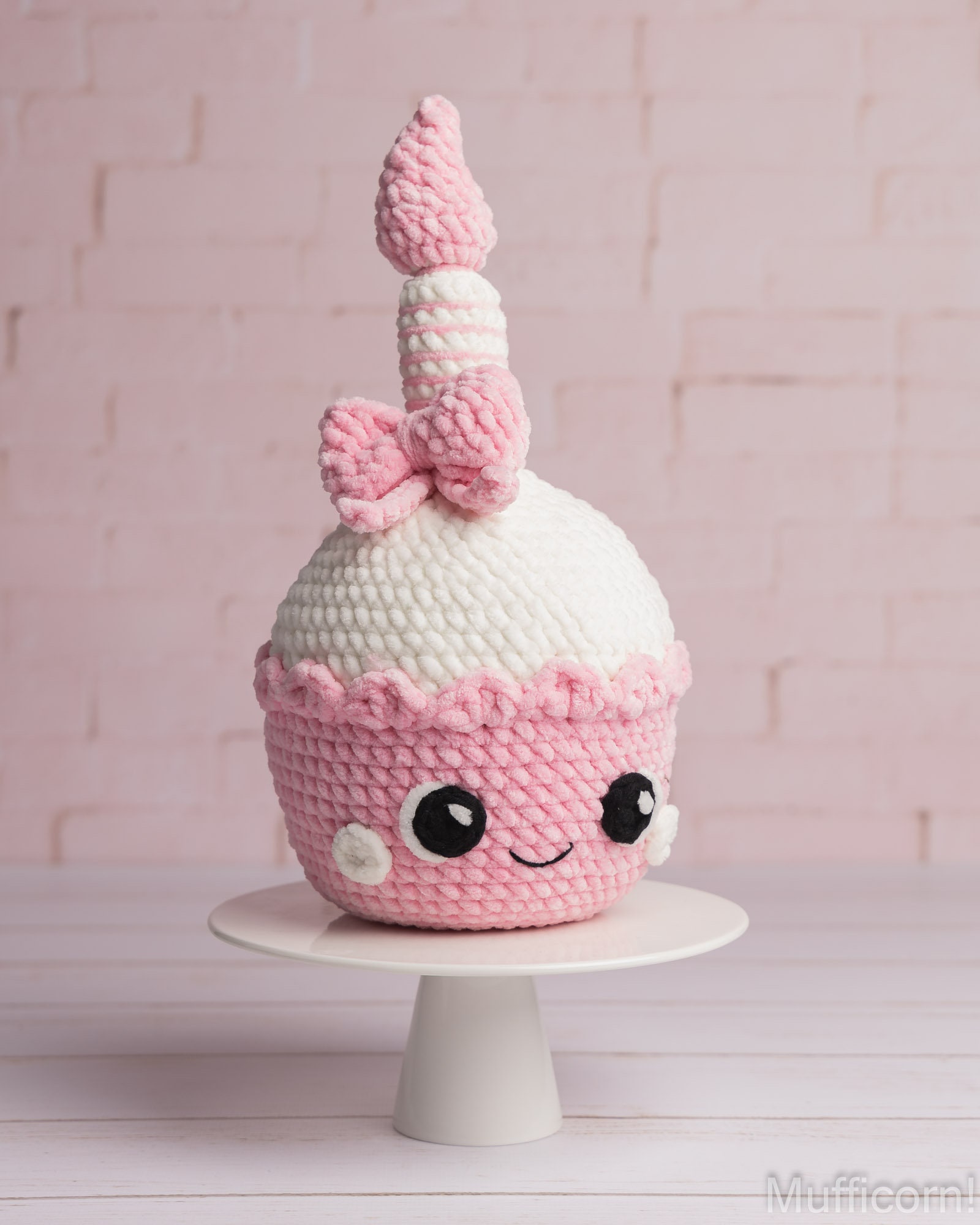 Cupcake crochet pattern for birthday girl Large cupcake | Etsy