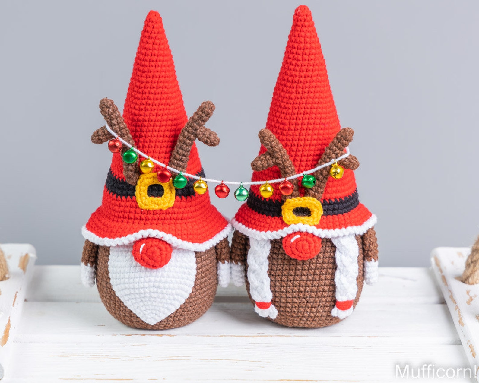 Christmas Crochet Patterns Reindeer Gnomes Christmas Gnomes - Etsy
