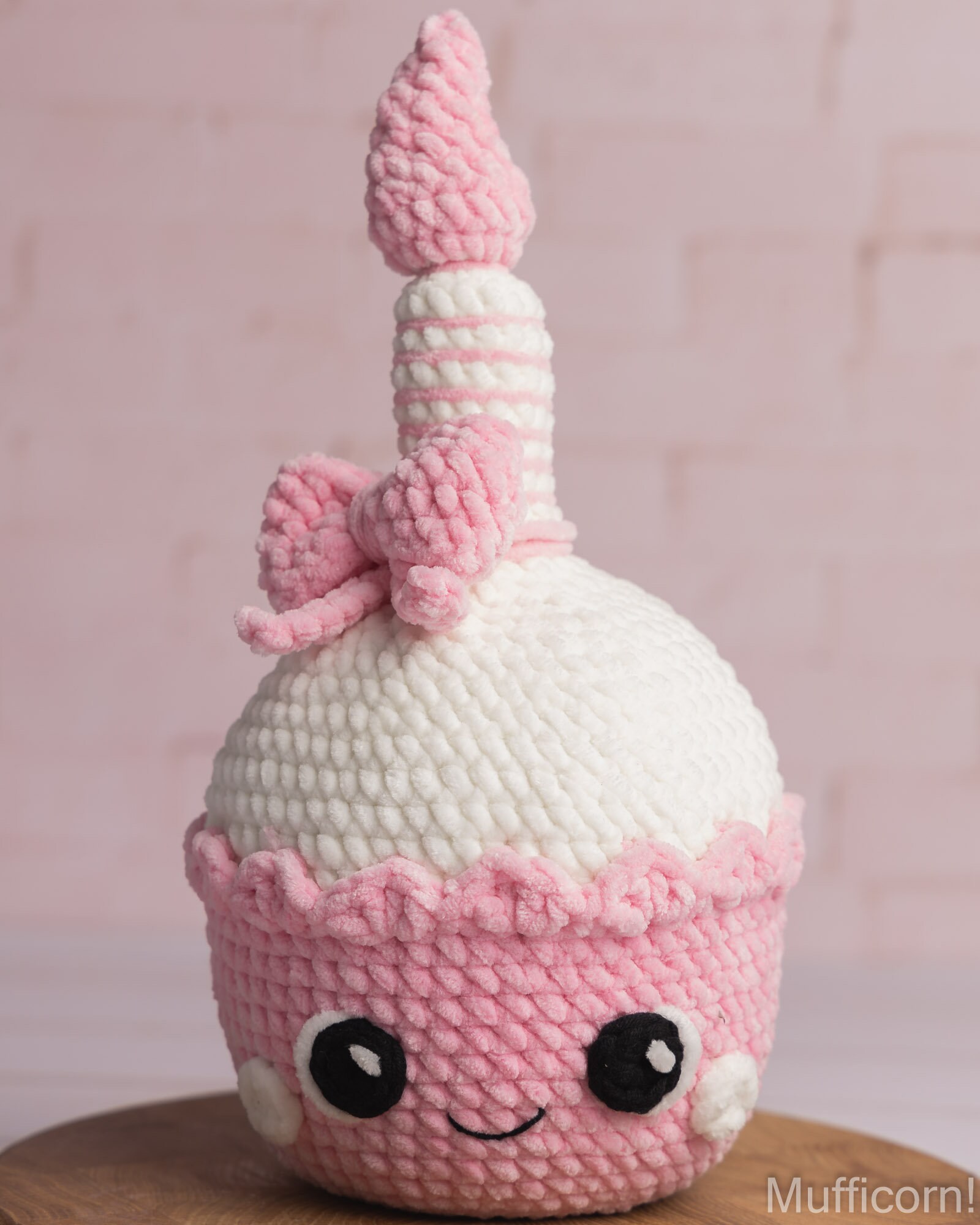 Cupcake crochet pattern for birthday girl Large cupcake | Etsy
