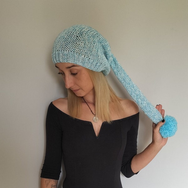 Long Tail Beanie - Etsy