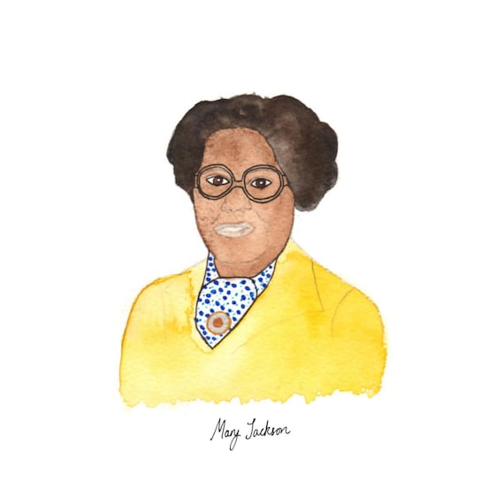 Mary Jackson A5 Eco-friendly STEM Role Model Print | Etsy