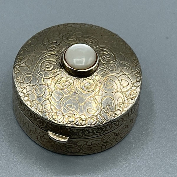 Mother of Pearl Pill Box - Etsy UK