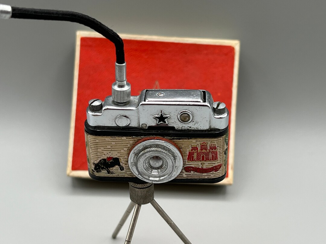 1950's Y.F baby Camera Table Lighter Gibraltar - Etsy