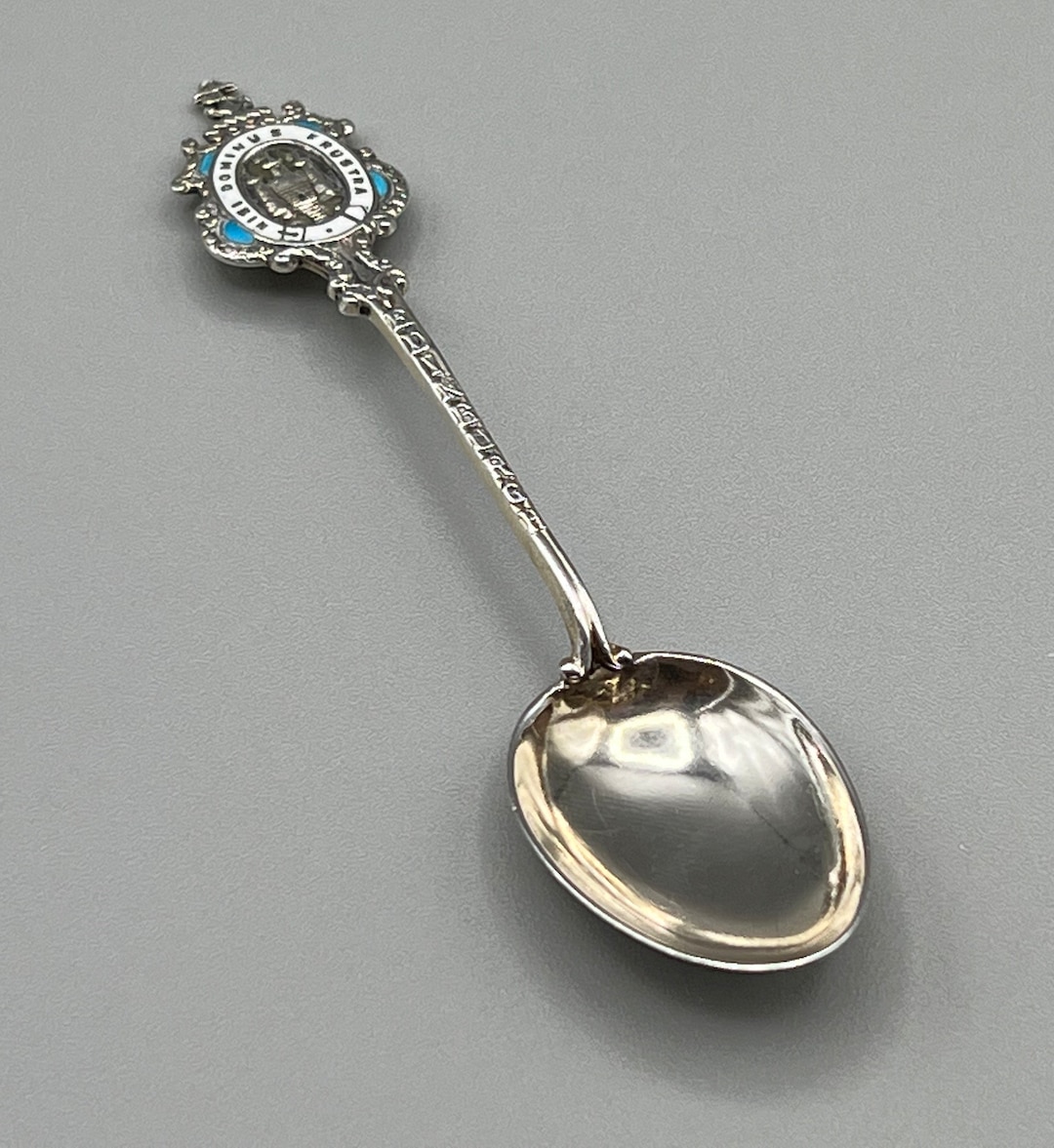 Rare Antique 1906 Edinburgh's Coat of Arms Sterling Silver & Enamel ...