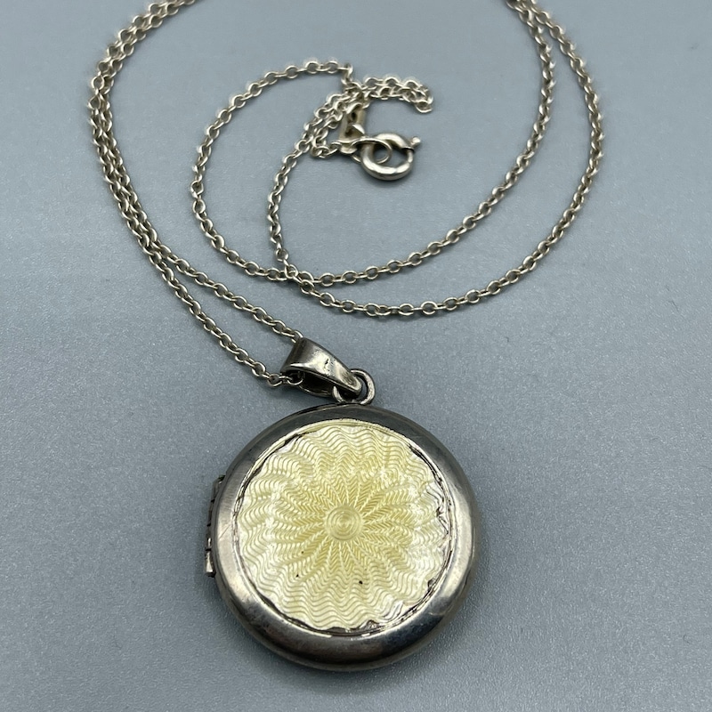 Guilloche Locket - Etsy