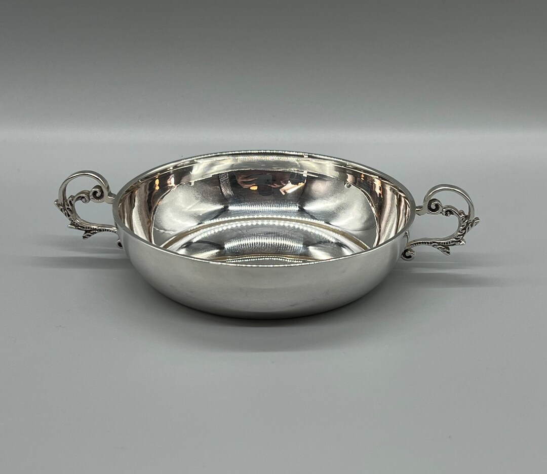 Superb 1973 Royal Irish Silver Co Sterling Silver Twin Handled Dish 98 ...