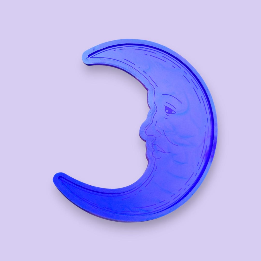 Extra Large Moon Face Silicone Mould - Gothic Resin Casting - Etsy