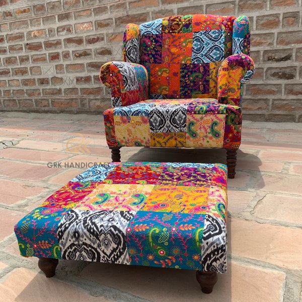 Patchwork Chair - Etsy