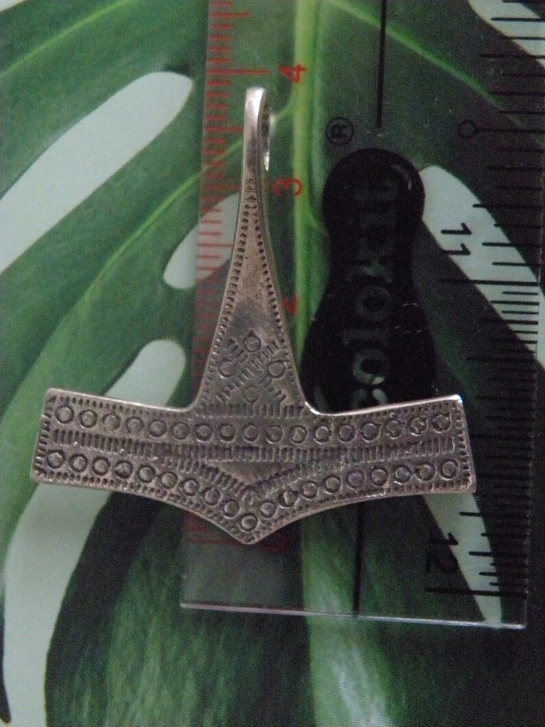 Thor Hammer Mjolnir Silver 925 Viking Style Jewelry | Etsy