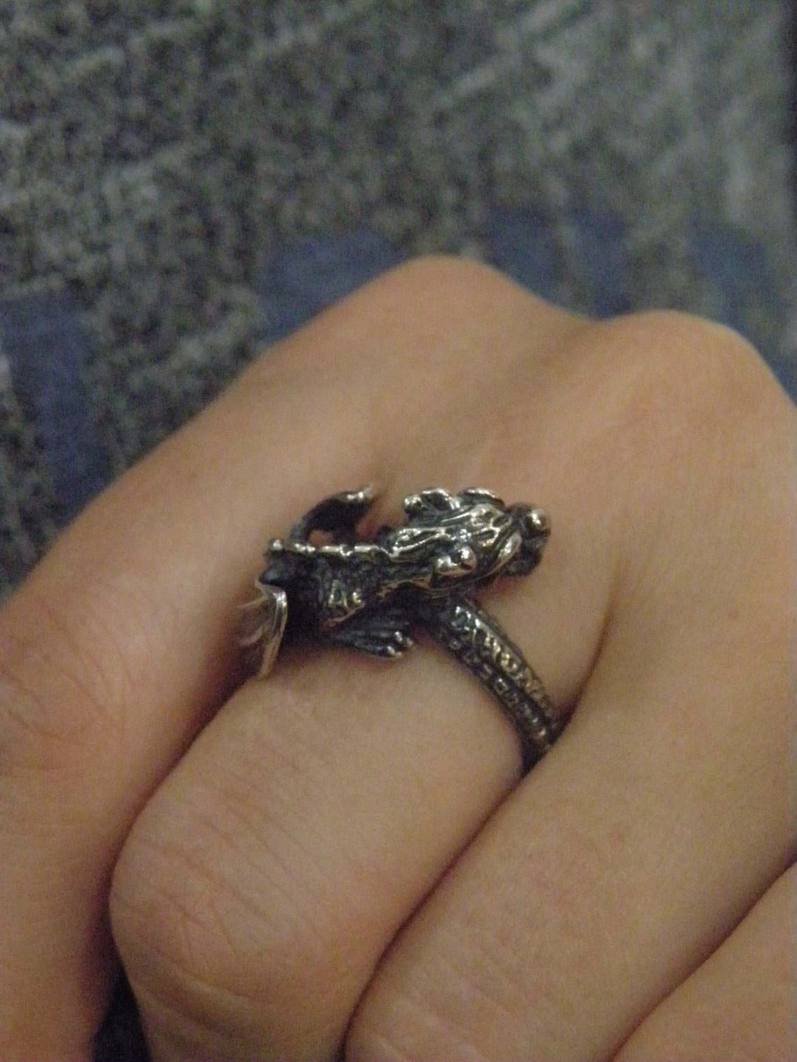Dragon Ring Silver Fantasy Dragon Ring Dragon Jewellery - Etsy