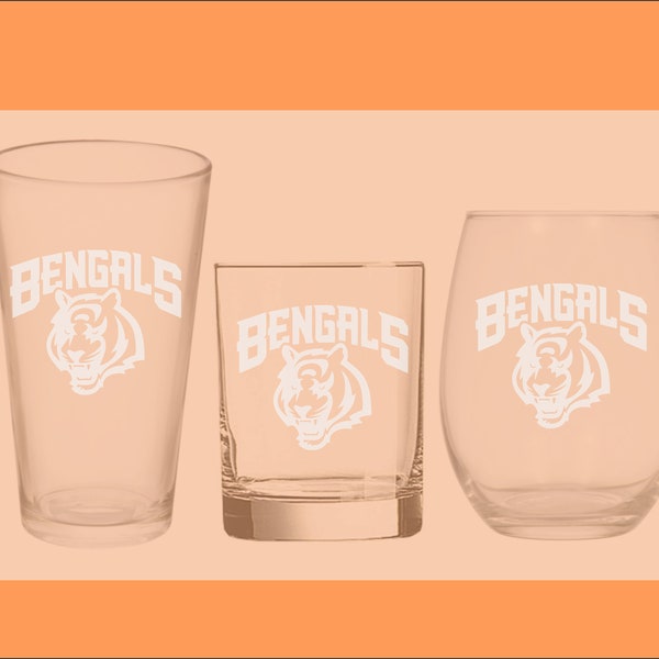 Bengals Decanter Set - Etsy