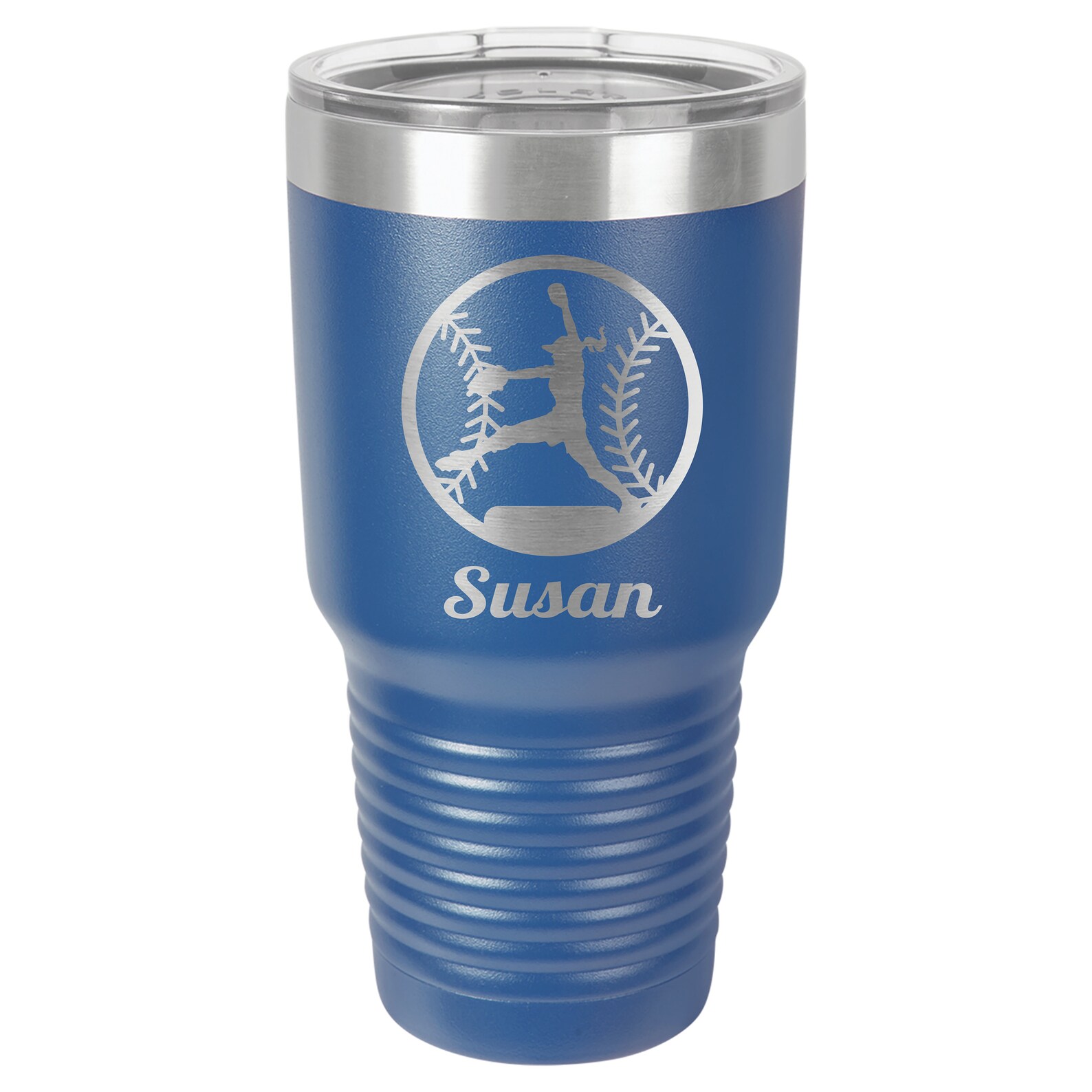 Personalized Softball Player Gift Cup, Women's Sports Softballer Glove ...