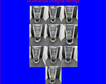 Funny Beer Glass Sayings - Etsy