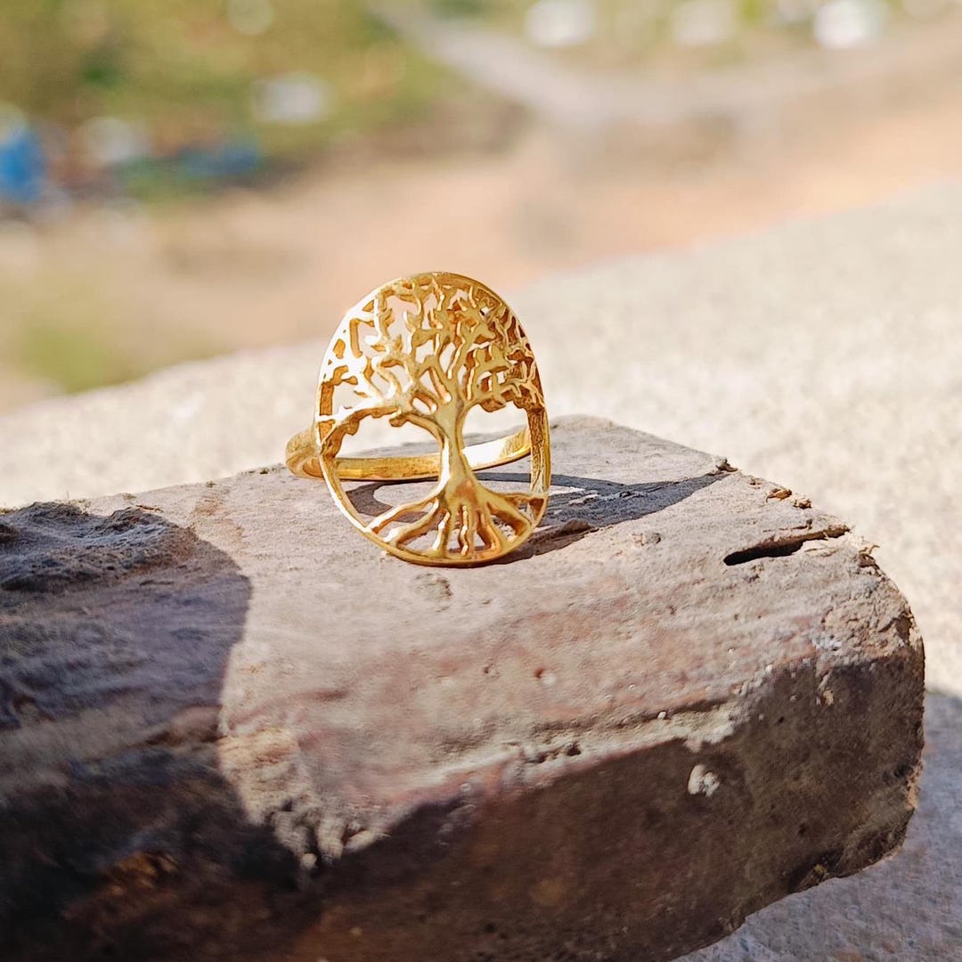 Tree of Life Branches Ring Yggdrasil Ring Men, Tree of Life Jewelry ...
