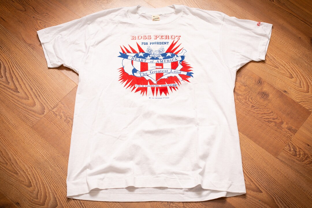 90s H Ross Perot for President T-shirt, M/L, Vintage Tee, Political ...