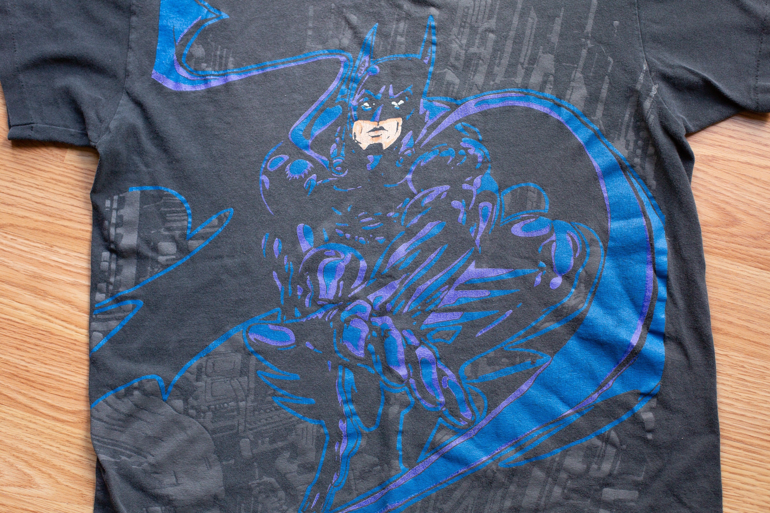1995 Batman Forever Movie 2-sided T-shirt, Kids/youth L, Vintage 90s DC ...