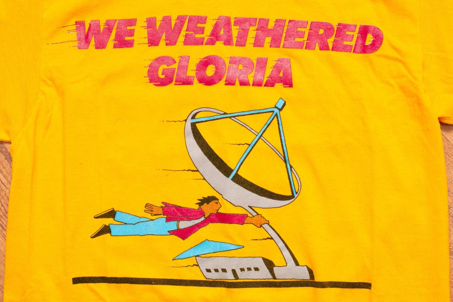 Rare 80s MTV Hurricane Gloria T-shirt, XS, Vintage Graphic Tee ...