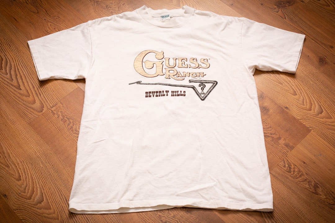 90s Guess Ranch Beverly Hills T-shirt, L, Georges Marciano, Vintage Tee ...