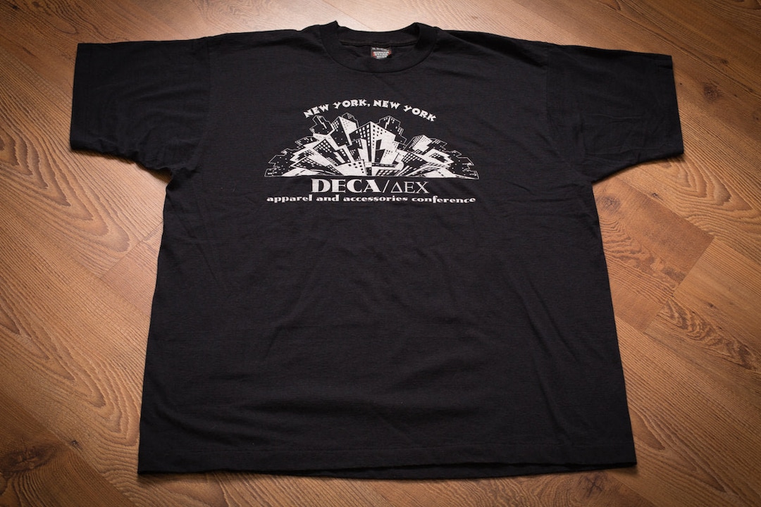 80s-90s New York City Deca Conference T-shirt, XL, Delta Epsilon Chi ...