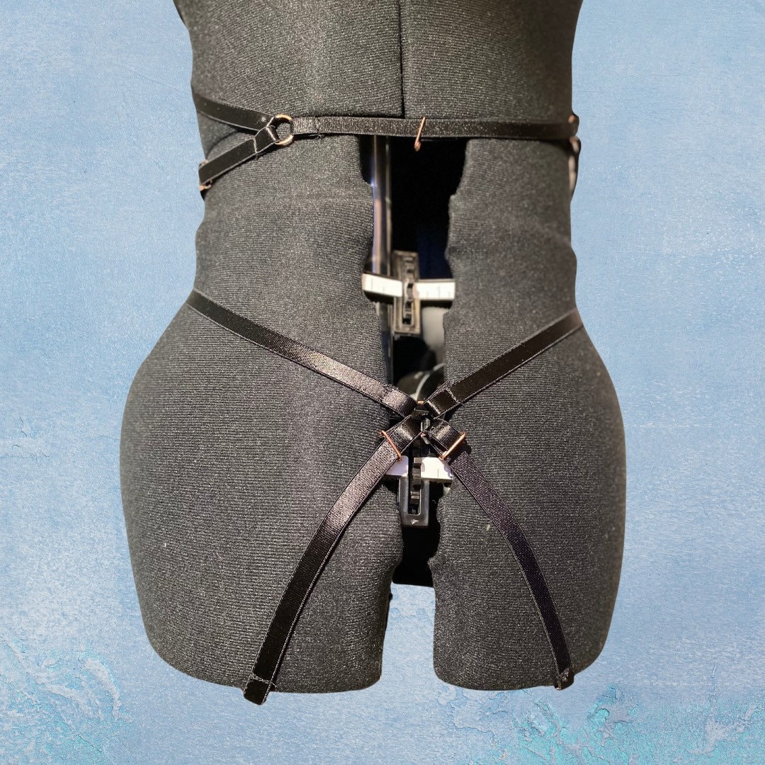 Hand Made Bondage Panties, Harness Panties, Bondage Lingerie, Bondage Outfit, Bondage for Woman ...